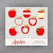 Teacher Apple Svg | Monogram Apple Svg | Split Apple Svg | Apple Svg ...