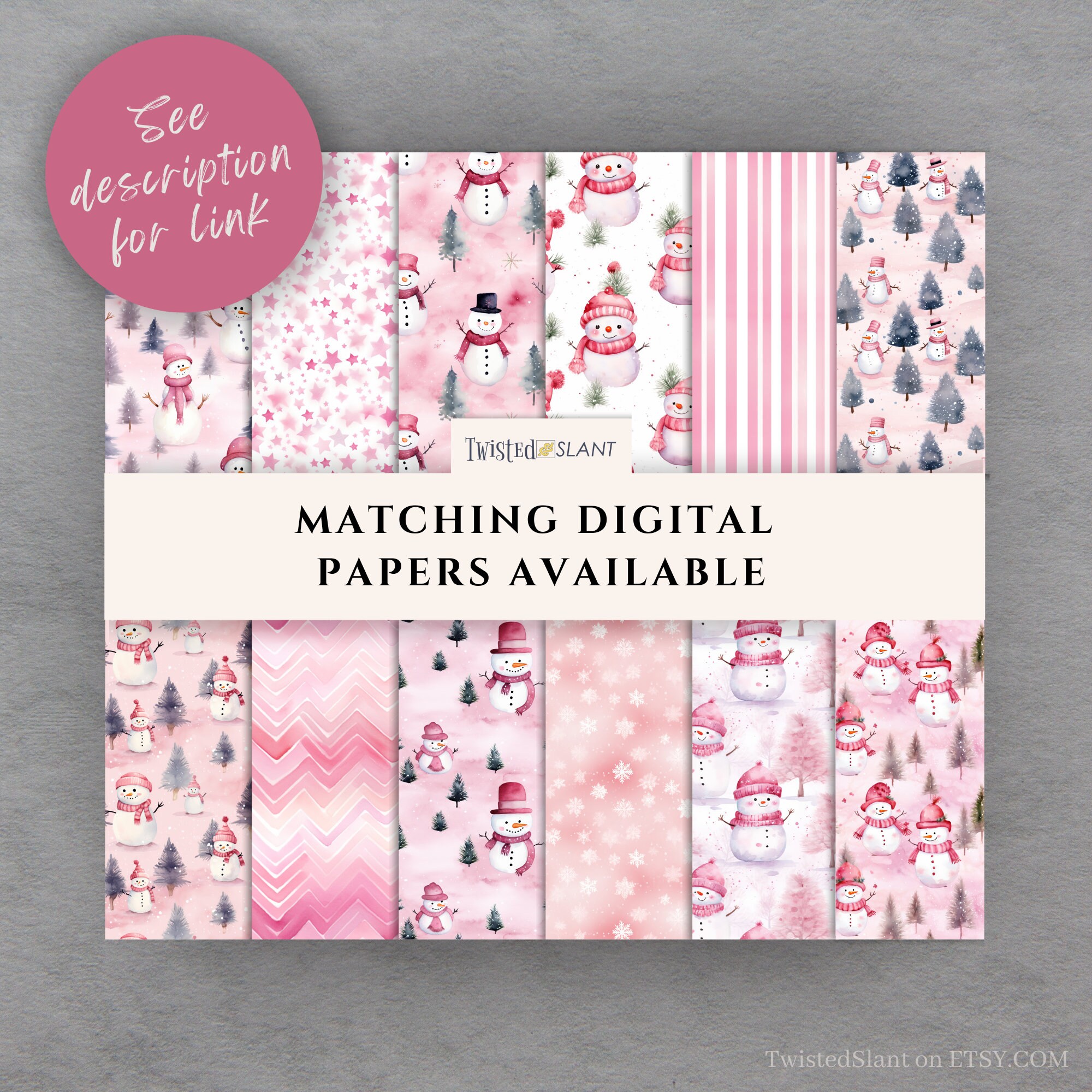 Christmas Alphabet Clipart INSTANT DOWNLOAD Cute Font Snowman Png ...