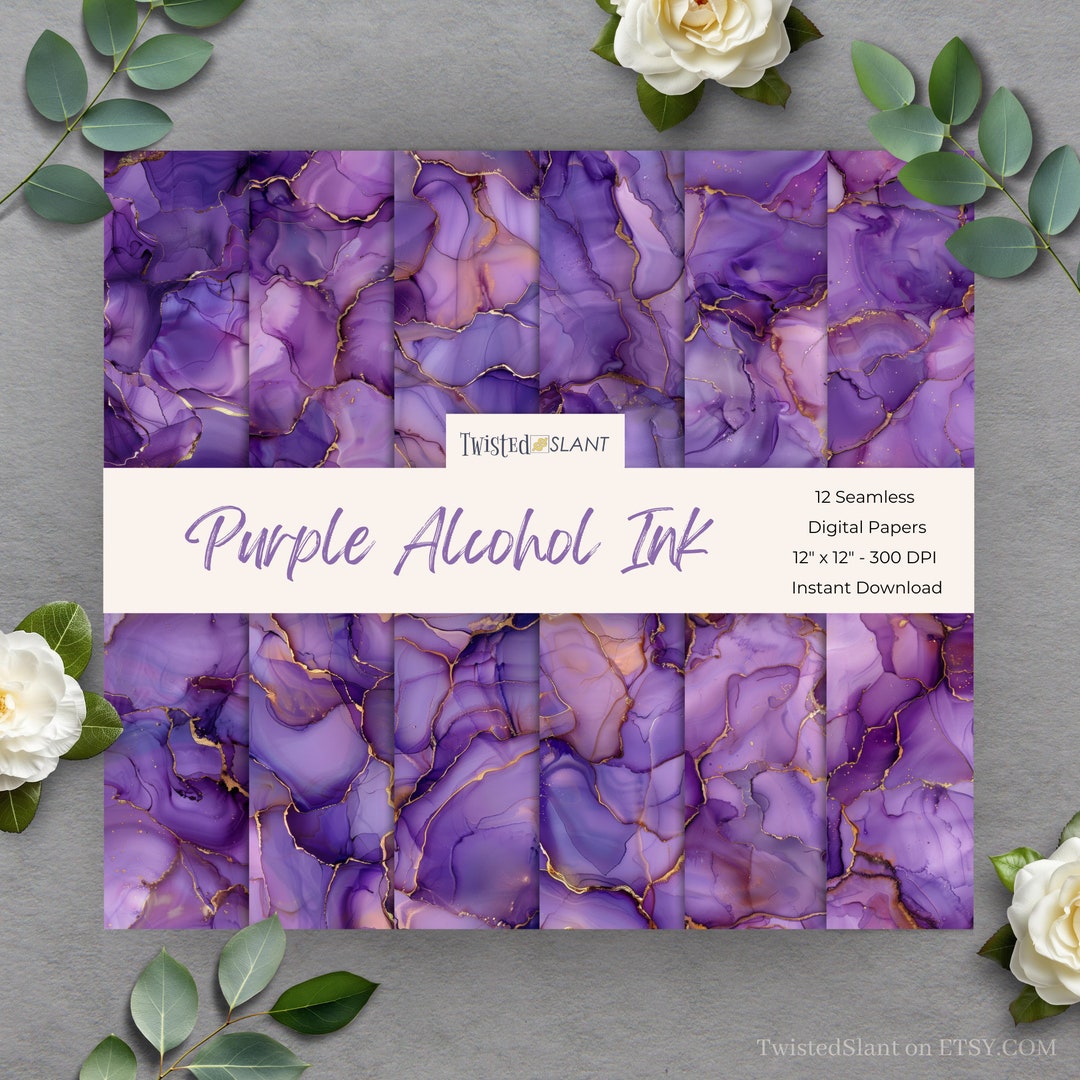 Alcohol Ink Digital Paper | INSTANT DOWNLOAD | Seamless Textures ...