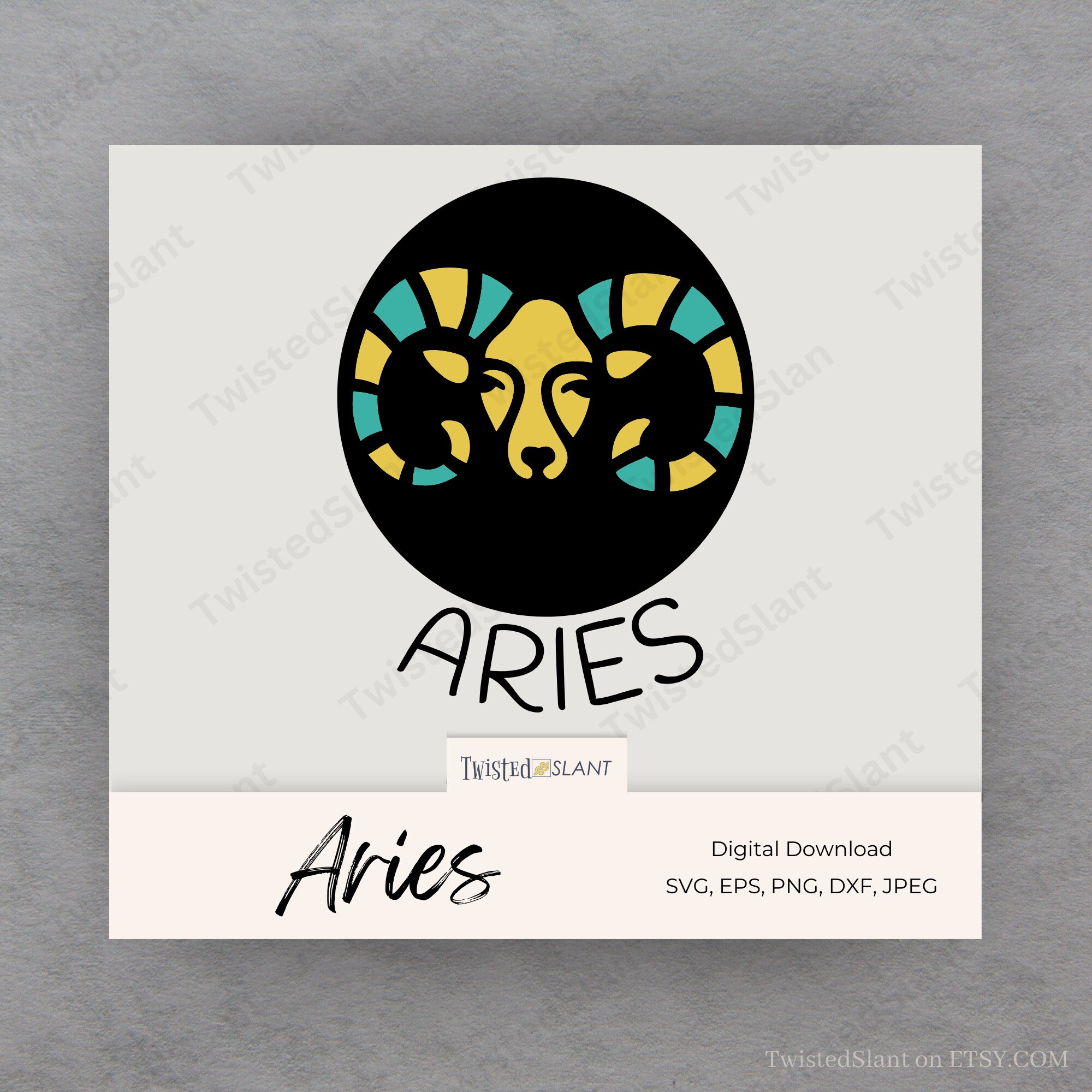 Aries Birthday Svg INSTANT DOWNLOAD Zodiac Sign Svg Aries Star Sign ...