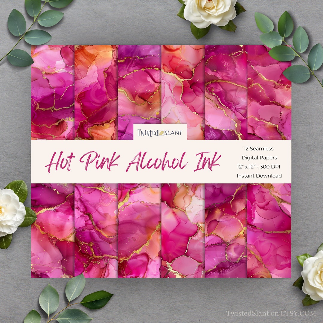 Alcohol Ink Digital Paper | INSTANT DOWNLOAD | Seamless Textures ...