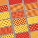 Red and Yellow Geometric Digital Paper: Seamless Pattern Collection ...