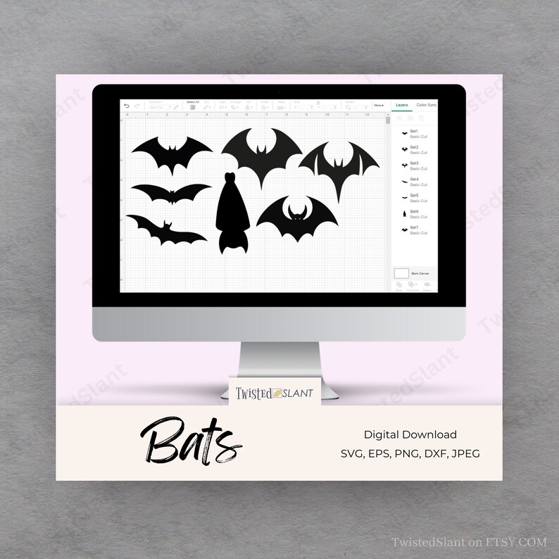 Bats Svg | INSTANT DOWNLOAD | Halloween Vector | Gothic Svg | Bat ...
