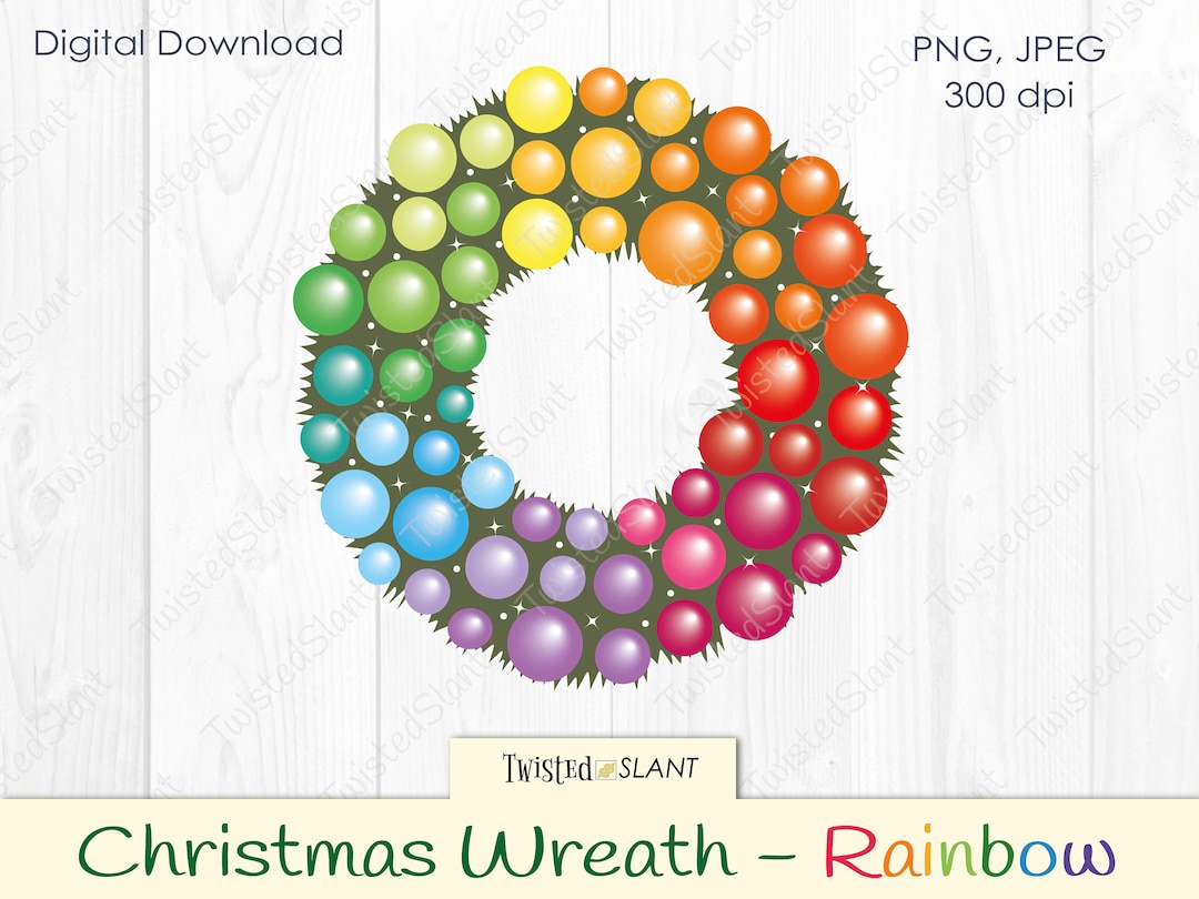 Christmas Wreath Clipart, Christmas Wreath, Christmas Bauble Clipart ...