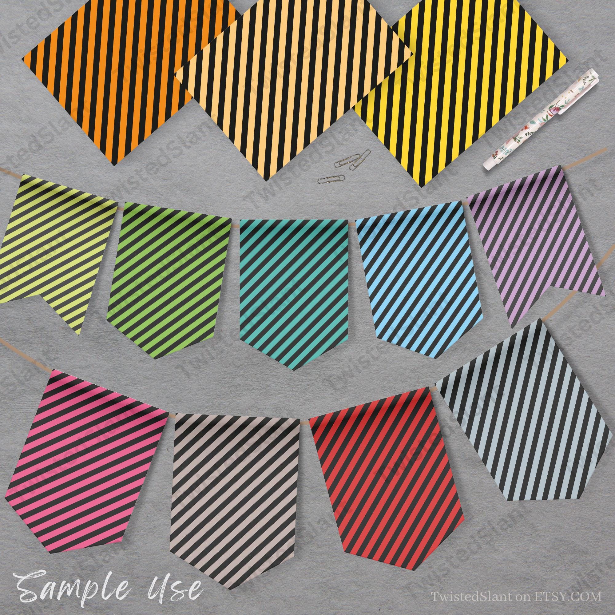 Diagonal Stripes Digital Paper | INSTANT DOWNLOAD | Striped Background ...