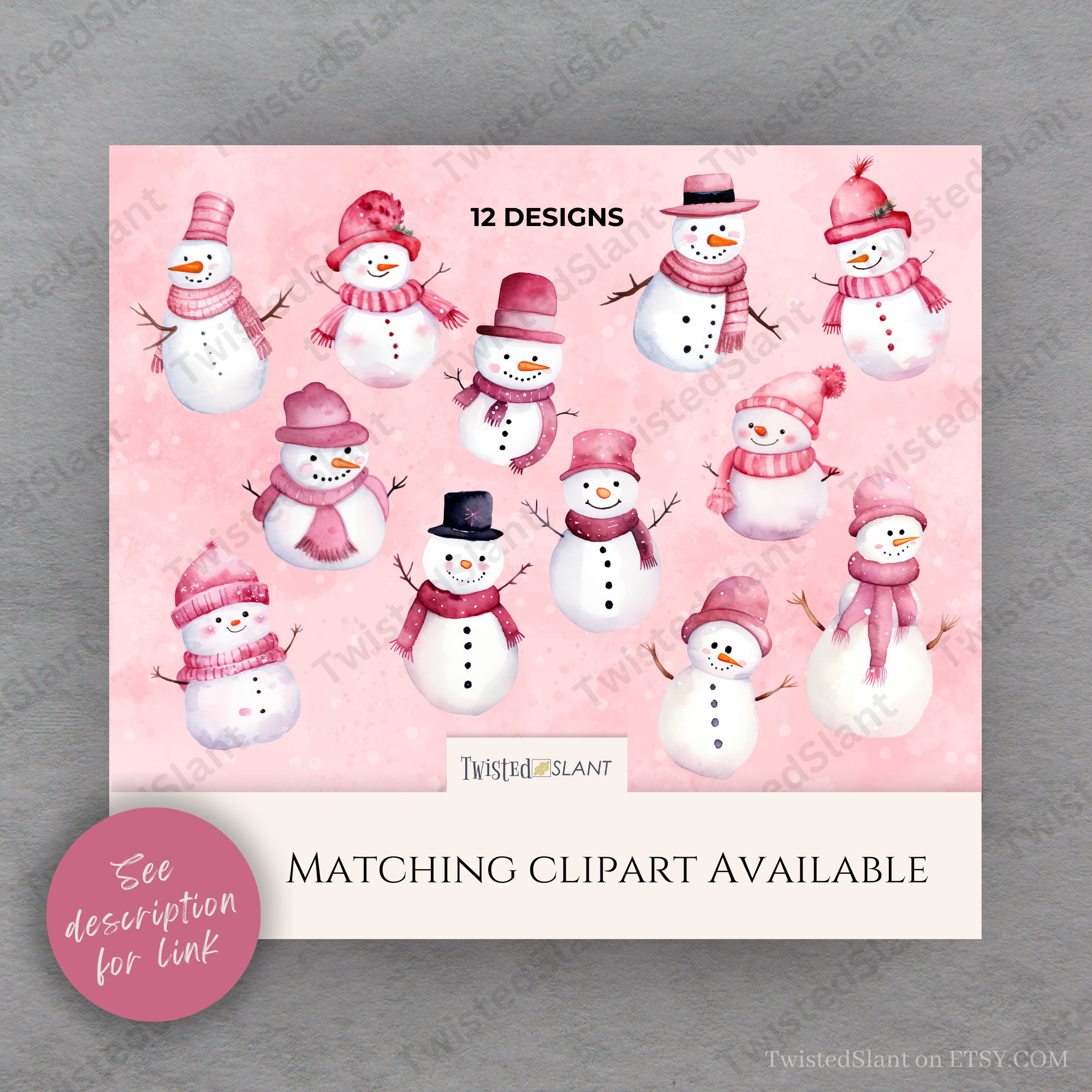 Christmas Alphabet Clipart INSTANT DOWNLOAD Cute Font - Etsy