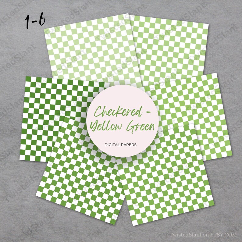 Checkered Digital Paper | INSTANT DOWNLOAD | Checkered Background ...