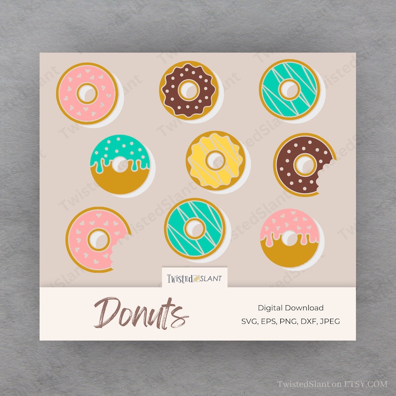 Donut Svg Bundle, Donut Clipart, Doughnut Svg, Donut Png, Doughnut ...