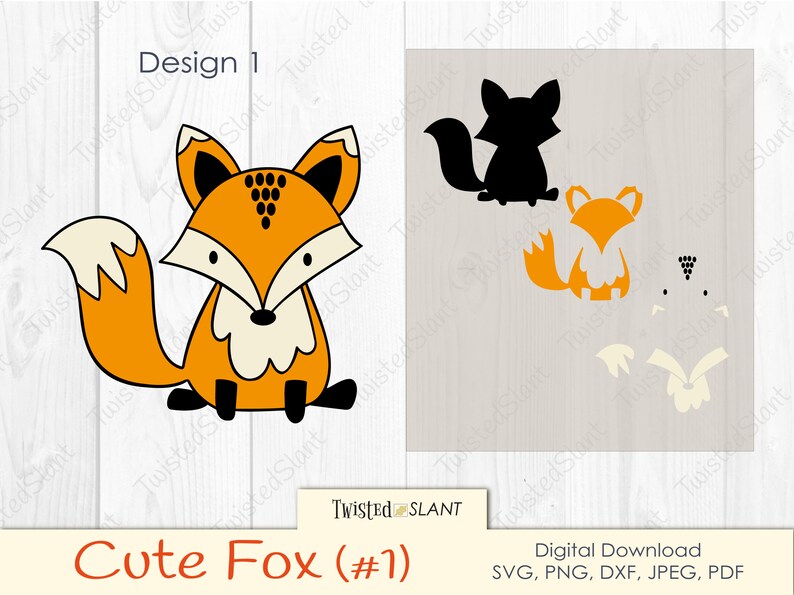 Cute Fox Svg Fox Clip Art Cute Animal Svg Fox Drawing - Etsy