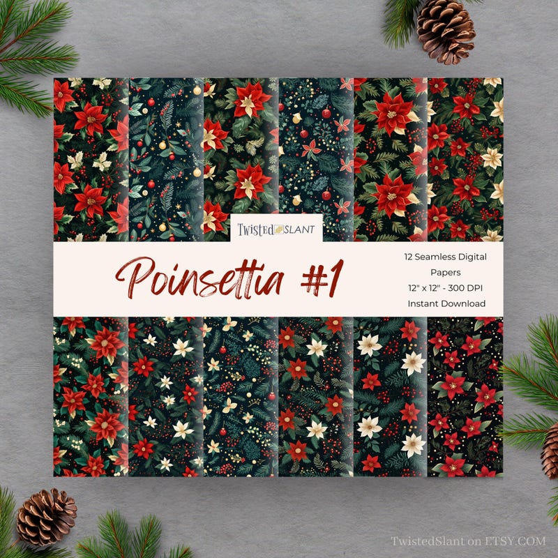 Paper Poinsettia - Etsy