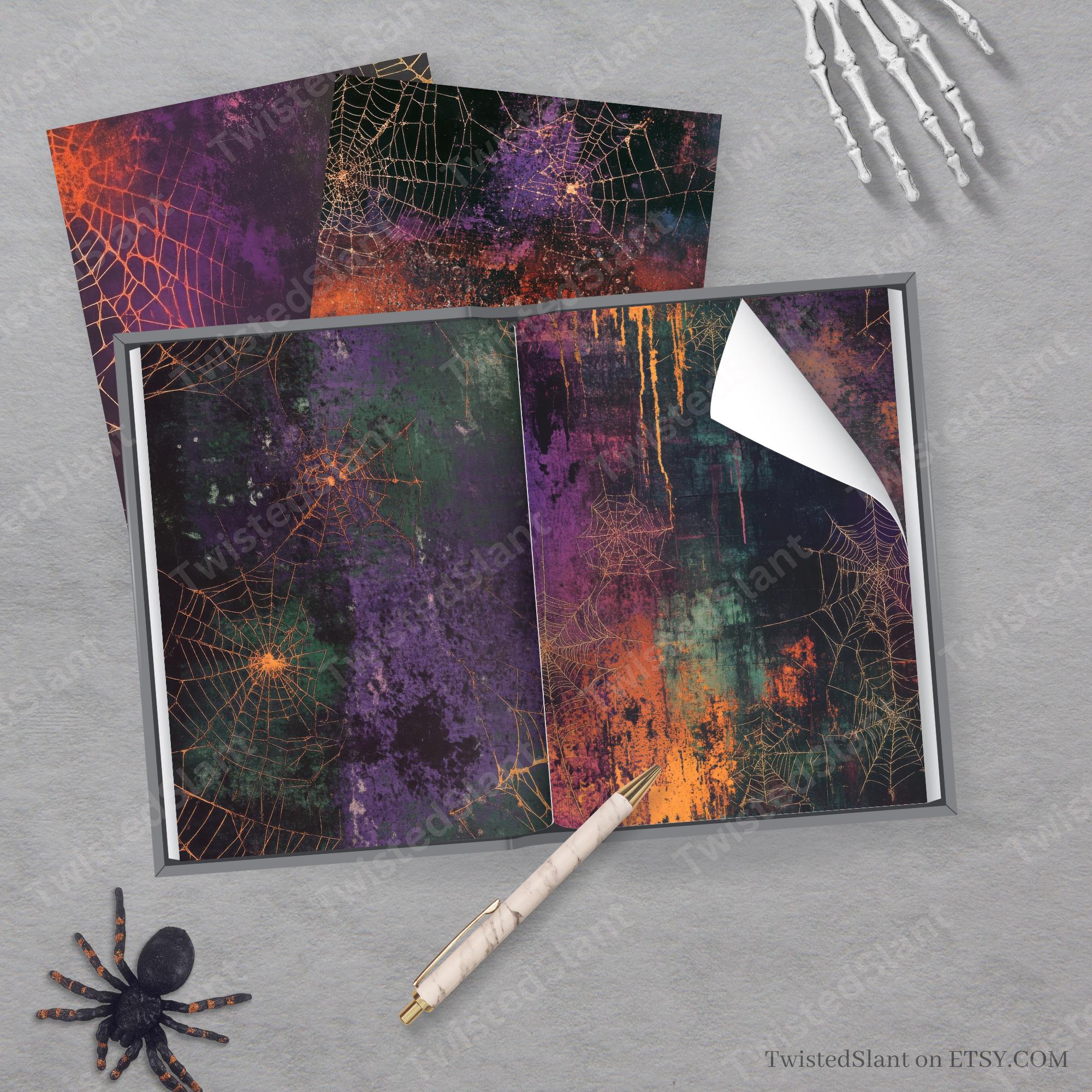 Digital Paper Cobwebs | INSTANT DOWNLOAD | Cobwebs | Seamless Paper ...