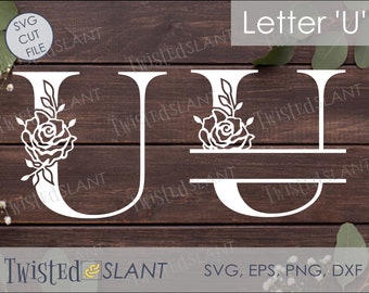 Heart Font Split Letter Monogram Svg Modern Font Split - Etsy UK