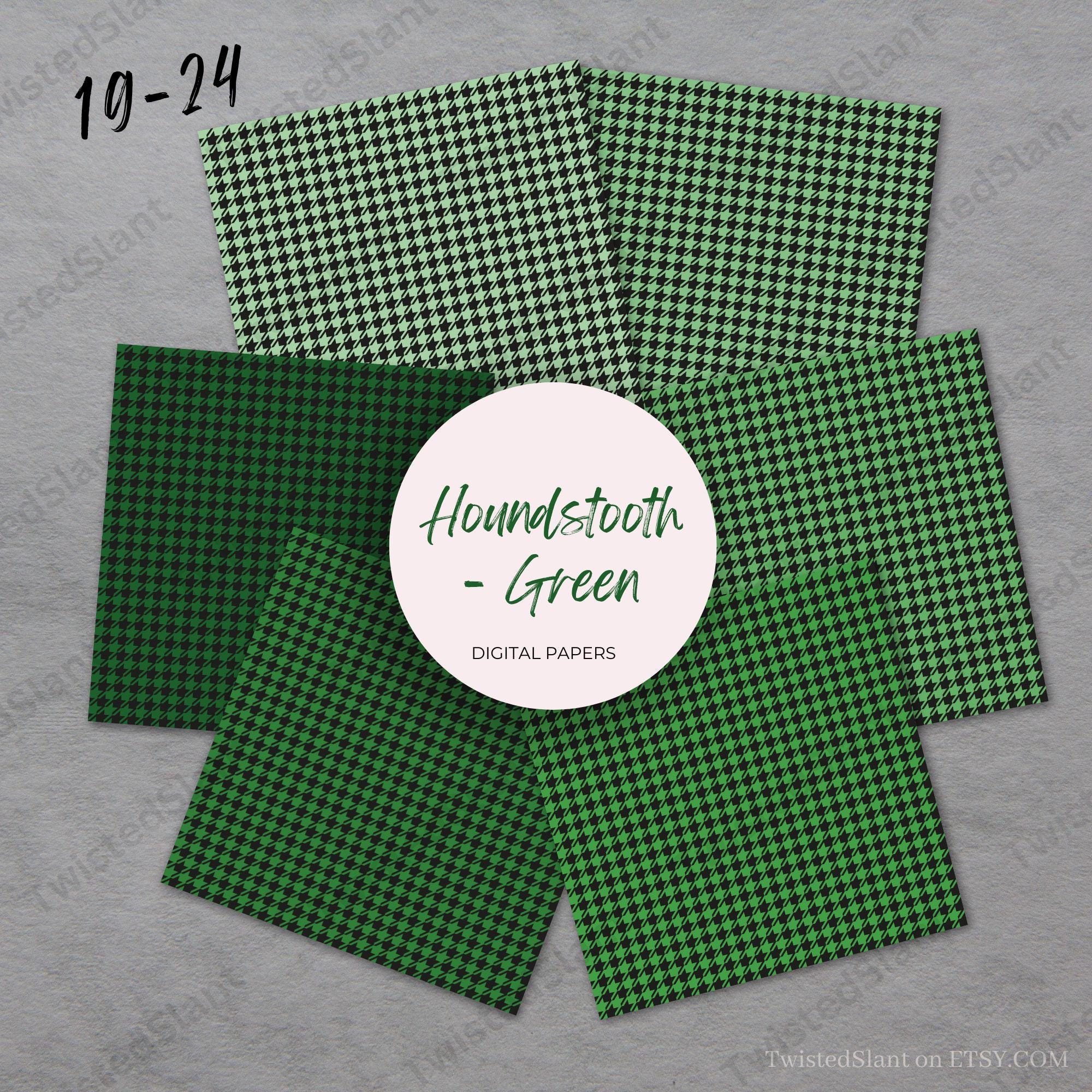 Houndstooth Digital Paper | INSTANT DOWNLOAD | Houndstooth Pattern ...