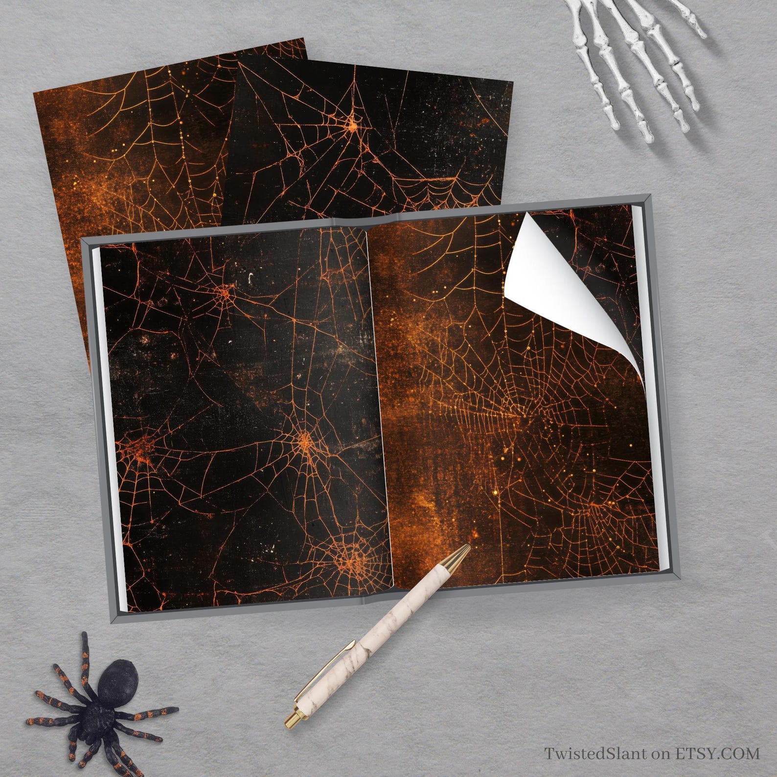 Digital Paper Cobwebs | INSTANT DOWNLOAD | Cobwebs | Seamless Paper ...