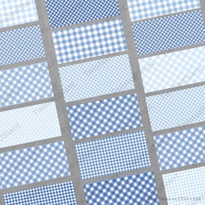 Gingham Digital Paper Pack | INSTANT DOWNLOAD | Gingham Pattern ...