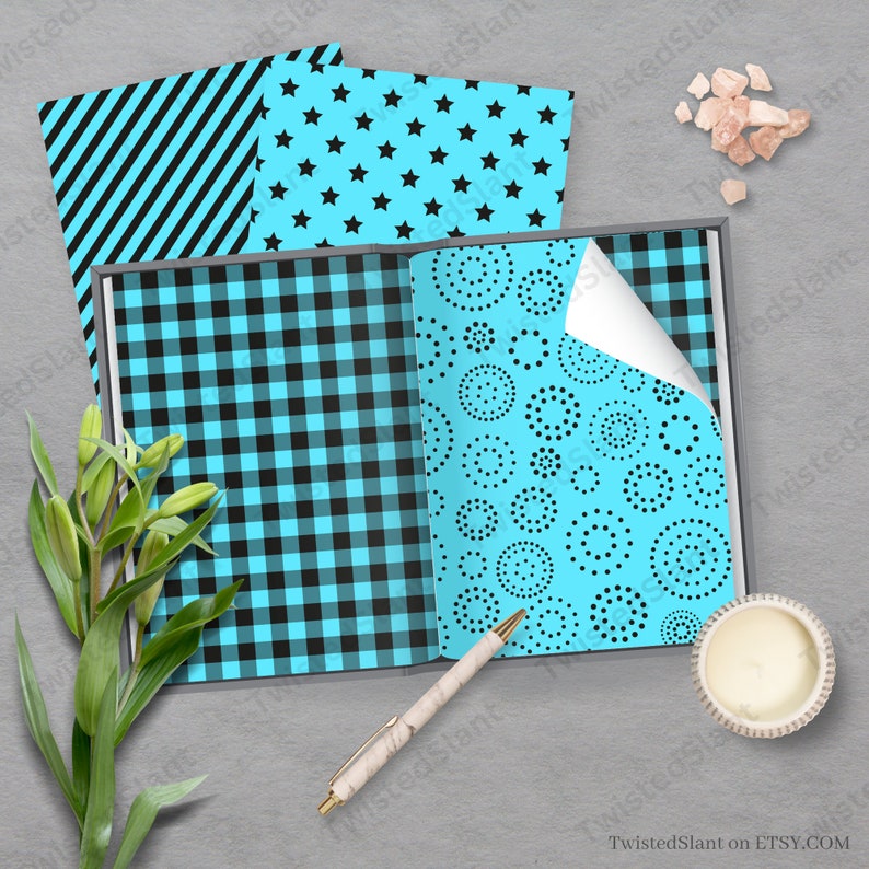 Neon Digital Papers | INSTANT DOWNLOAD | Seamless Geometric | Pattern ...