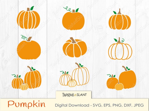Pumpkin Svg Bundle Halloween Svg Bundle Pumpkin Outline Svg - Etsy