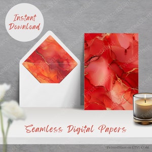 Alcohol Ink Digital Paper INSTANT DOWNLOAD Seamless Textures Watercolor ...