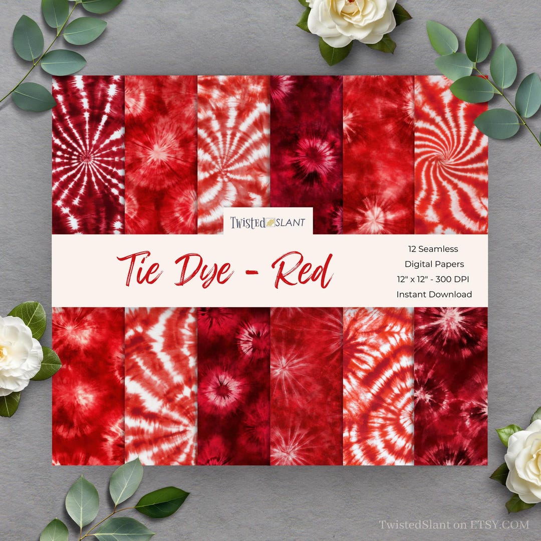 Tye Dye Digital Paper | INSTANT DOWNLOAD | Tie Dye Pattern | Tie and ...