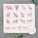 Pink Safari Toile Clipart: Vintage Chinoiserie (instant Download) - Etsy