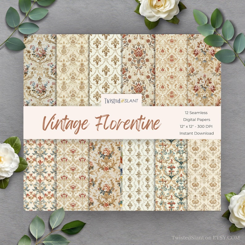 Florentine Paper Digital | INSTANT DOWNLOAD | Italian Florentine ...