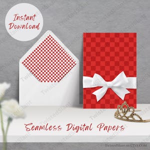 Checkered Digital Paper | INSTANT DOWNLOAD | Checkered Background ...