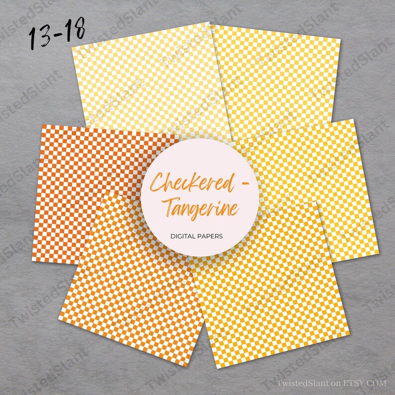 Checkered Digital Paper | INSTANT DOWNLOAD | Checkered Background ...