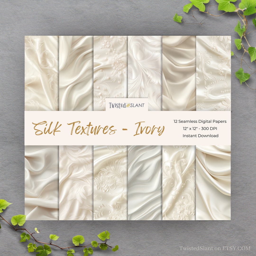 Silk Texture Digital Paper | INSTANT DOWNLOAD | Elegant Digital Paper ...