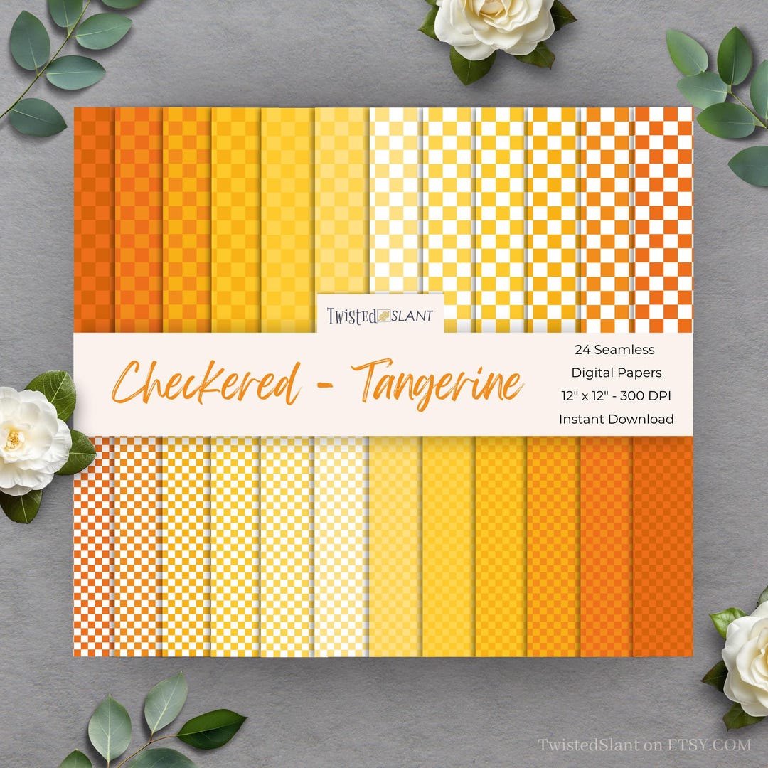 Checkered Digital Paper | INSTANT DOWNLOAD | Checkered Background ...