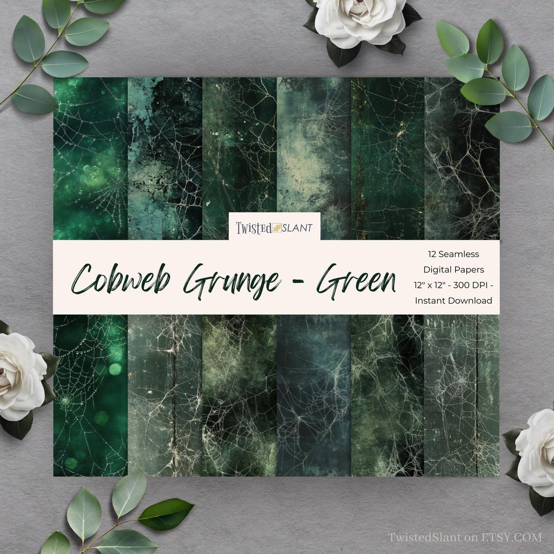 Digital Paper Cobwebs | INSTANT DOWNLOAD | Cobwebs | Seamless Paper ...