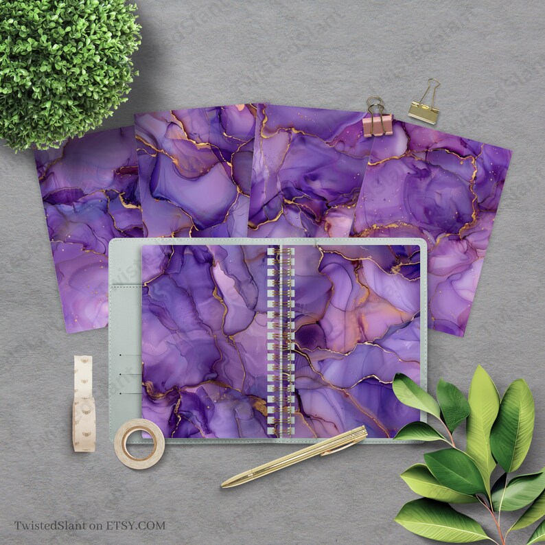 Alcohol Ink Digital Paper INSTANT DOWNLOAD Seamless Textures Watercolor ...