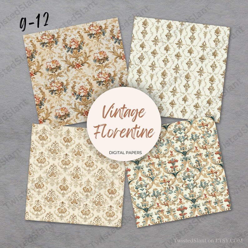 Florentine Paper Digital | INSTANT DOWNLOAD | Italian Florentine ...