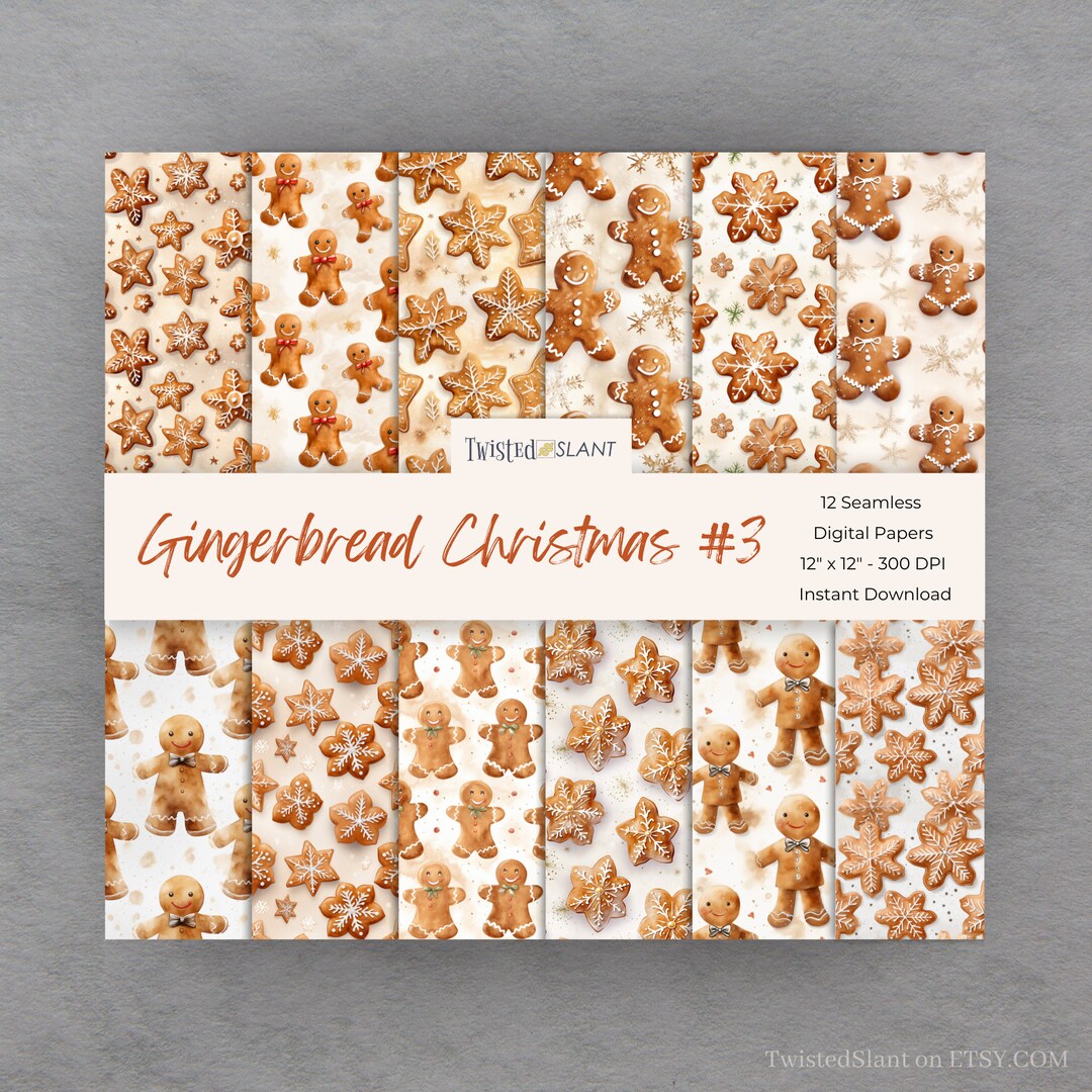 Christmas Seamless Digital Paper Jpg | INSTANT DOWNLOAD | Christmas ...