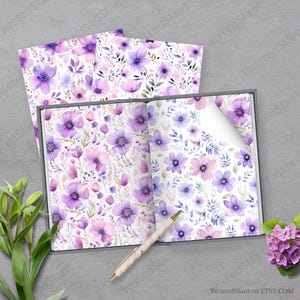Spring Floral Medley Digital Paper | INSTANT DOWNLOAD | Watercolor ...