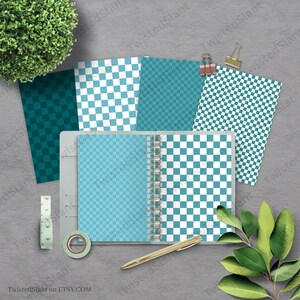 Checkered Digital Paper | INSTANT DOWNLOAD | Checkered Background ...