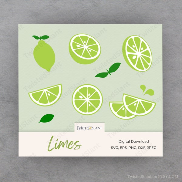 Lemon Lime Clipart - Etsy