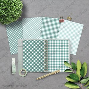 Gingham Digital Paper Pack | INSTANT DOWNLOAD | Gingham Pattern ...