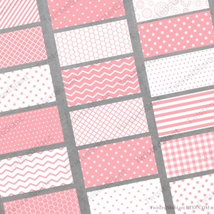 Pink Digital Paper | INSTANT DOWNLOAD | Seamless Papers | Pink Junk ...