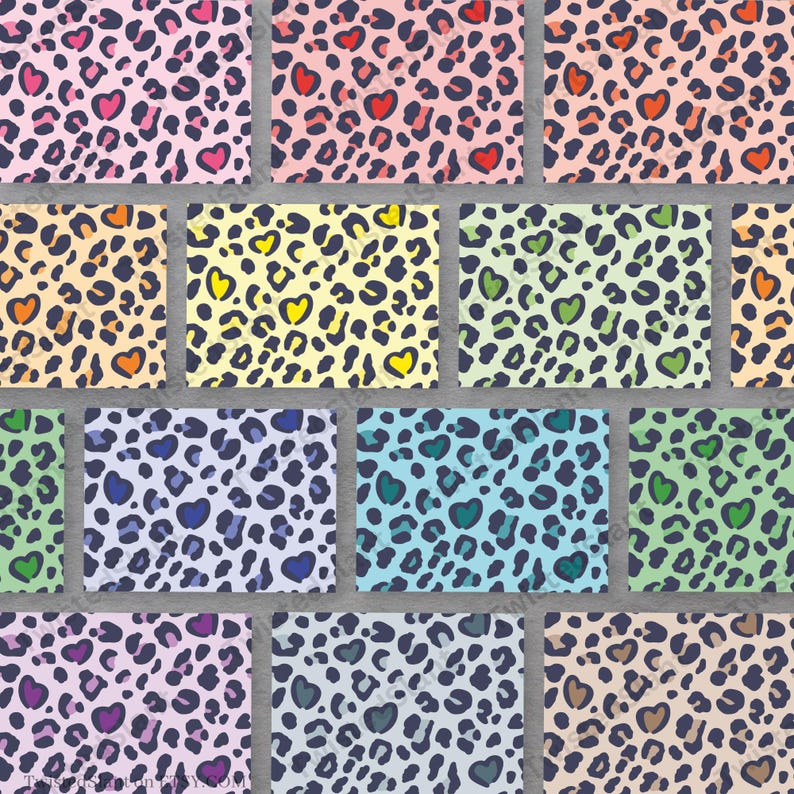 Leopard Print Seamless Digital Paper | INSTANT DOWNLOAD | Seamless ...
