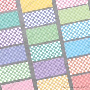 Checkered Digital Paper | INSTANT DOWNLOAD | Checkered Background ...