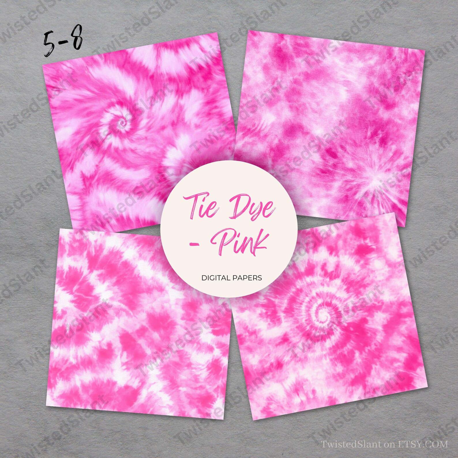 Tye Dye Digital Paper | INSTANT DOWNLOAD | Tie Dye Pattern | Tie and ...