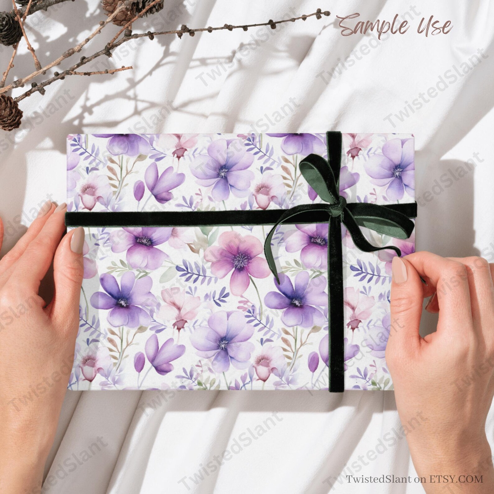Spring Floral Medley Digital Paper | INSTANT DOWNLOAD | Watercolor ...