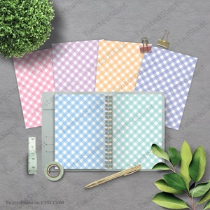 Gingham Digital Paper Pack | INSTANT DOWNLOAD | Gingham Digital Papers ...
