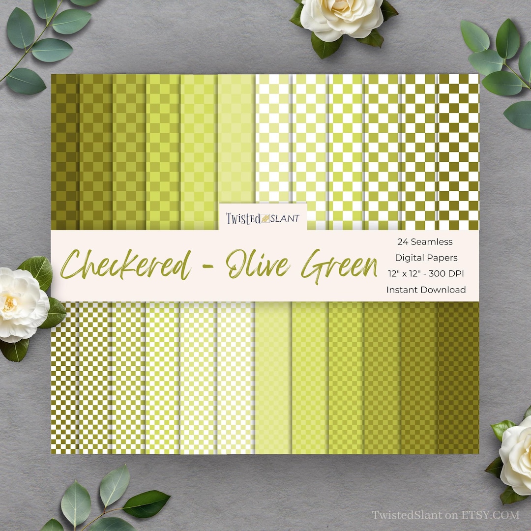 Checkered Digital Paper | INSTANT DOWNLOAD | Checkered Background ...