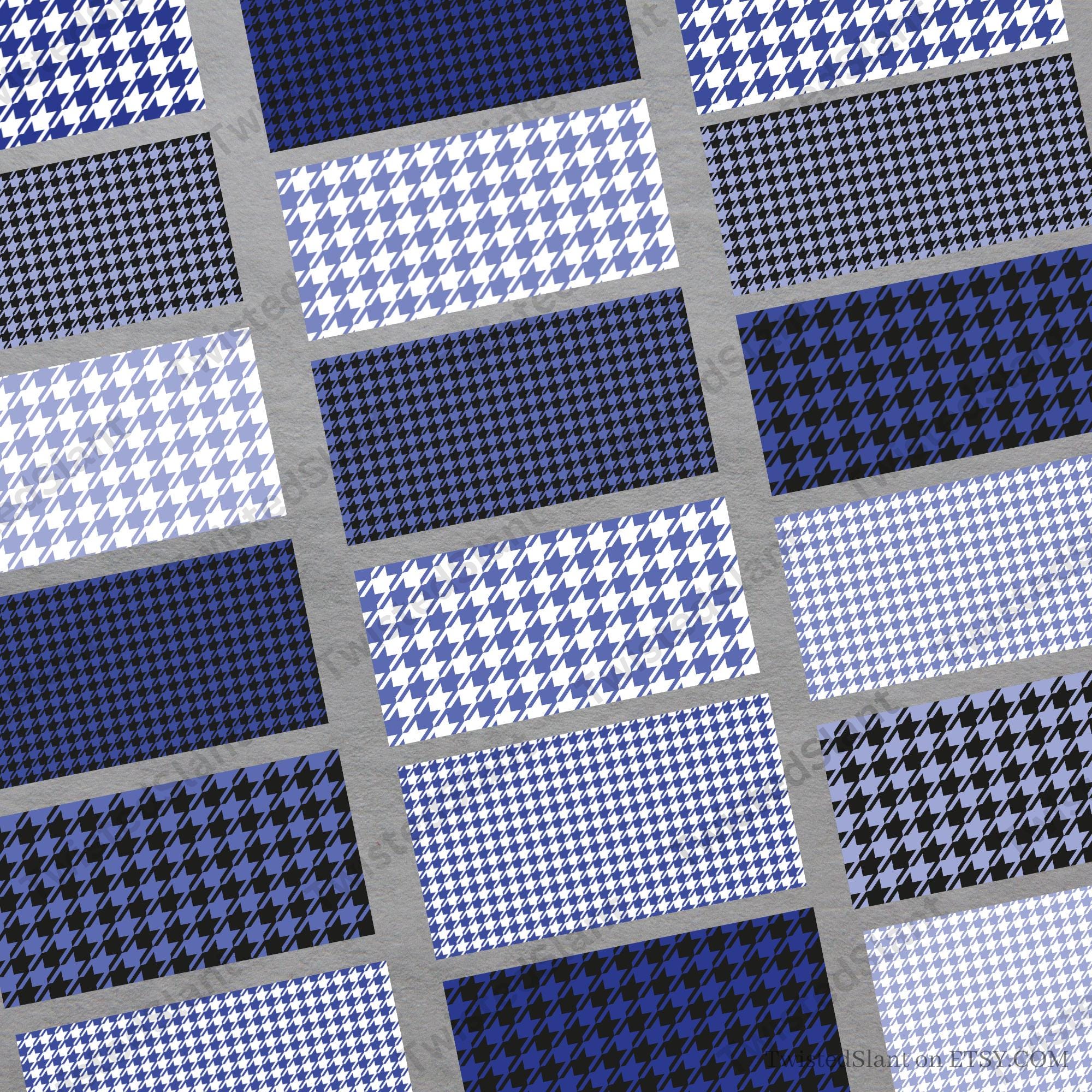 Houndstooth Digital Paper | INSTANT DOWNLOAD | Houndstooth Pattern ...