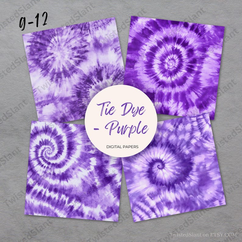 Tye Dye Digital Paper | INSTANT DOWNLOAD | Tie Dye Pattern | Tie and ...