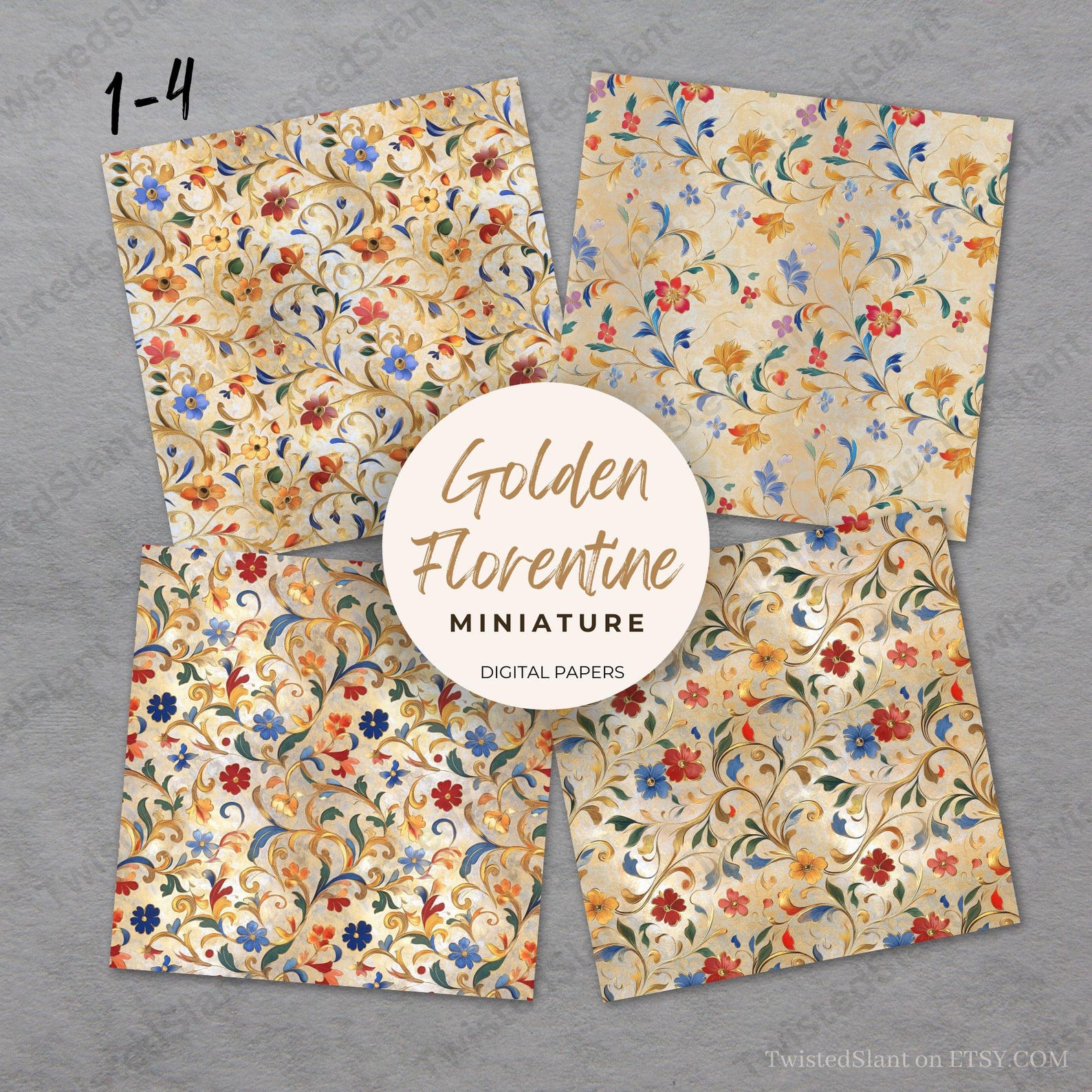 Florentine Paper Digital | INSTANT DOWNLOAD | Italian Florentine ...