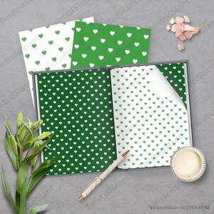 Tiny Hearts Digital Paper | INSTANT DOWNLOAD | Heart Background ...