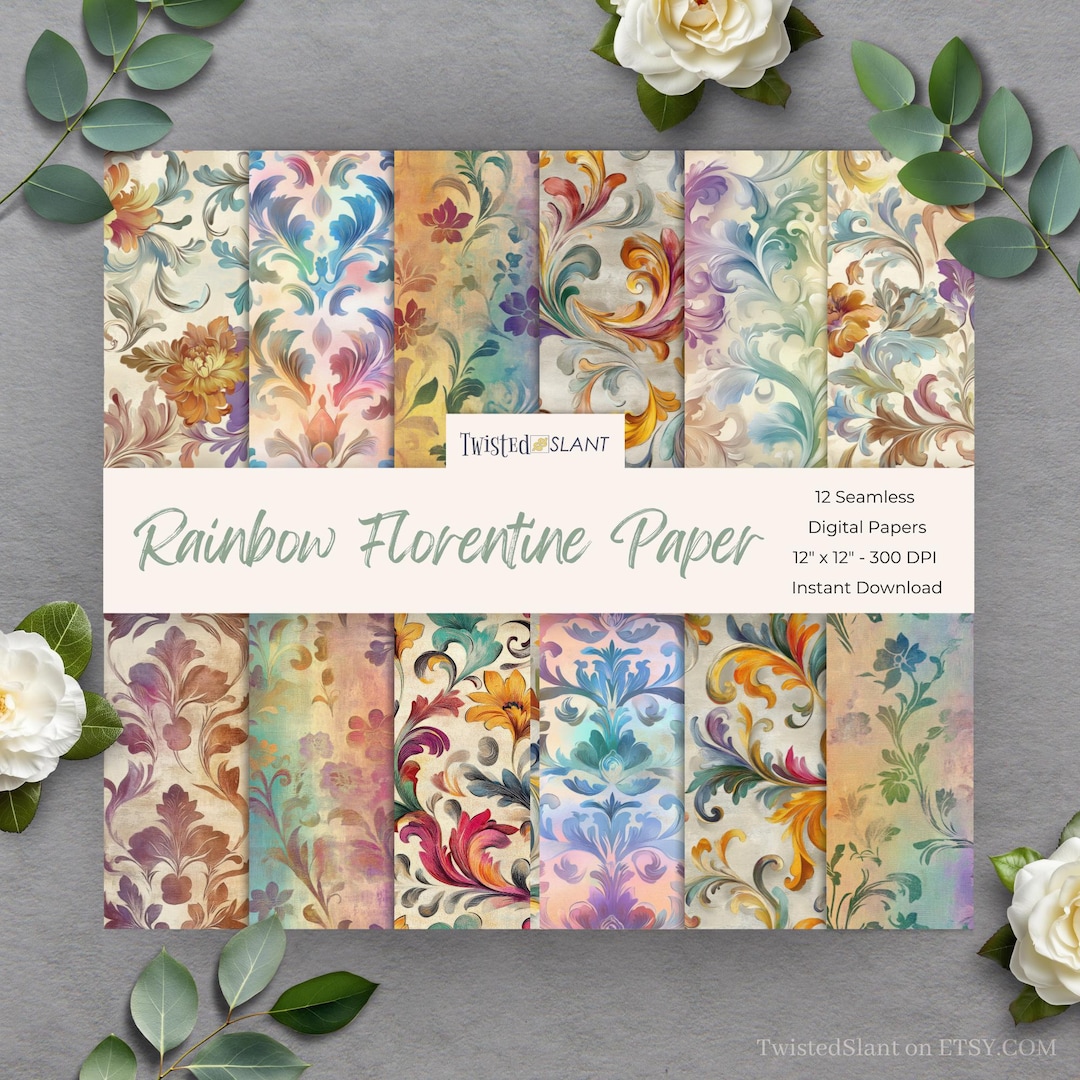 Florentine Paper Digital | INSTANT DOWNLOAD | Italian Florentine ...