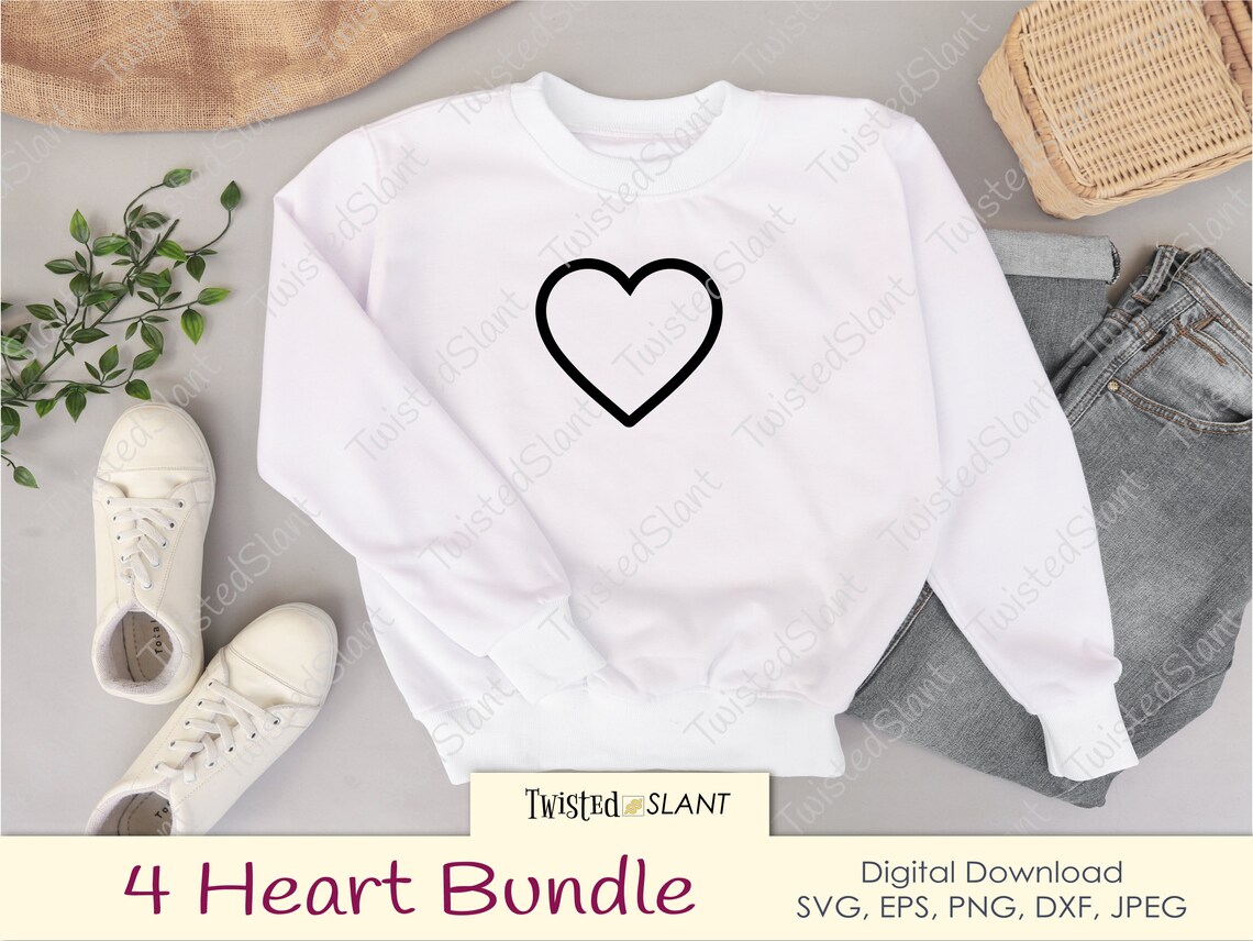 Heart Svg Bundle Open Heart Svg Loveheart Heart SVG Heart - Etsy